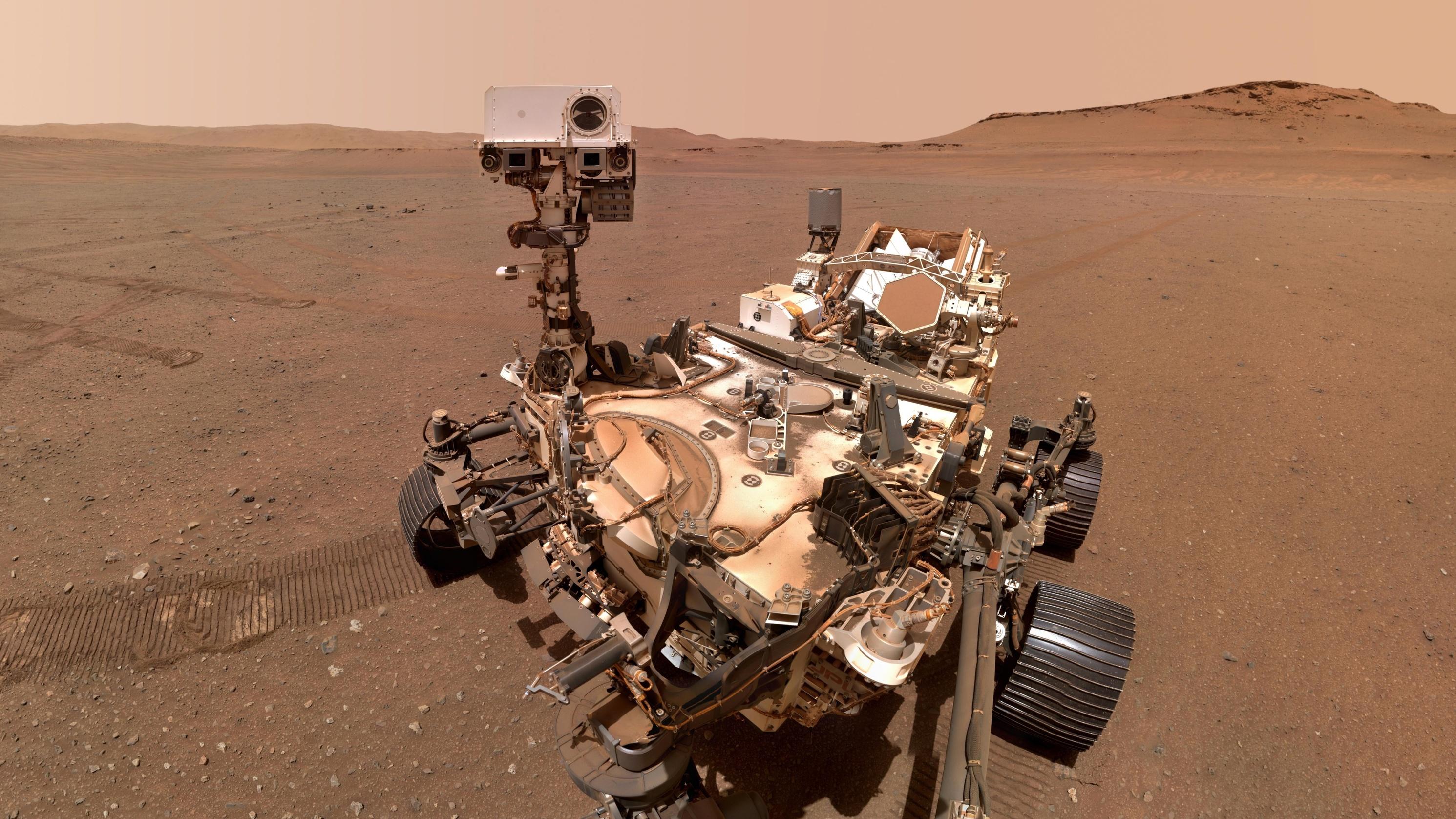 Mars Rover Face Picture
