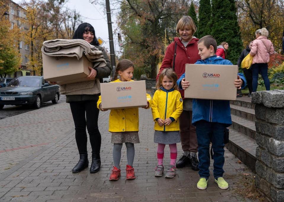 Winter Clothes From UNICEF Help Keep Children Warm In Ukraine