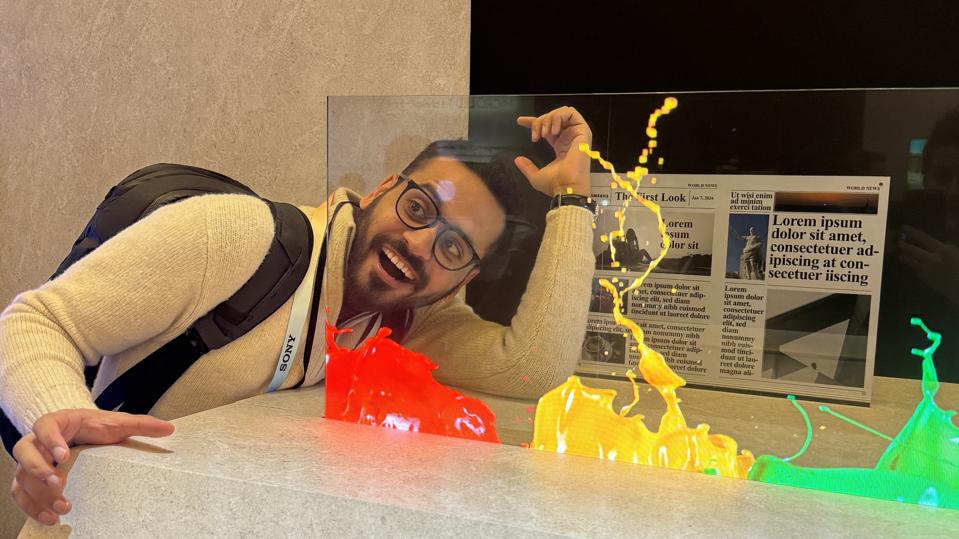 I Saw Samsung’s New Transparent Micro-LED At CES. It’s Surprisingly Bright