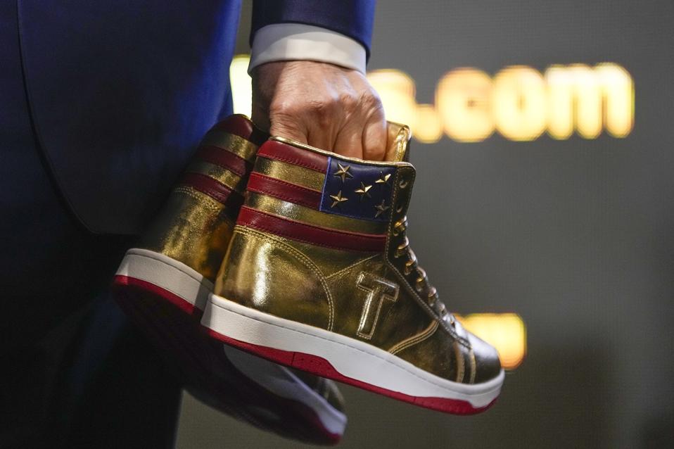 Where To Find Donald Trump’s New Gold Sneakers