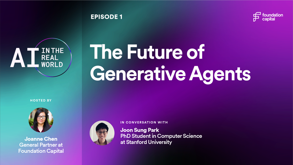 How to Build Generative AI Agents with Joon Sung Park