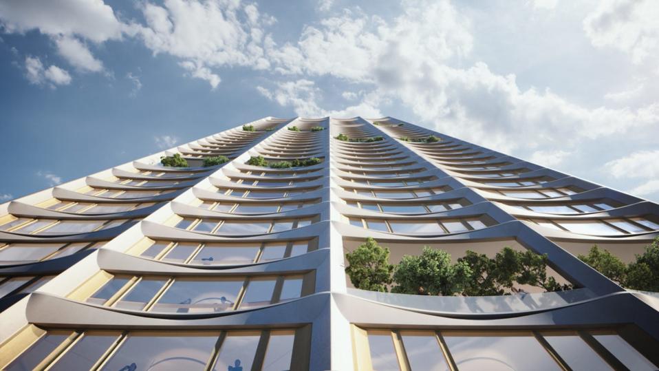 SOM Architects’ Building Design Aims To Absorb More Carbon Than It Emits