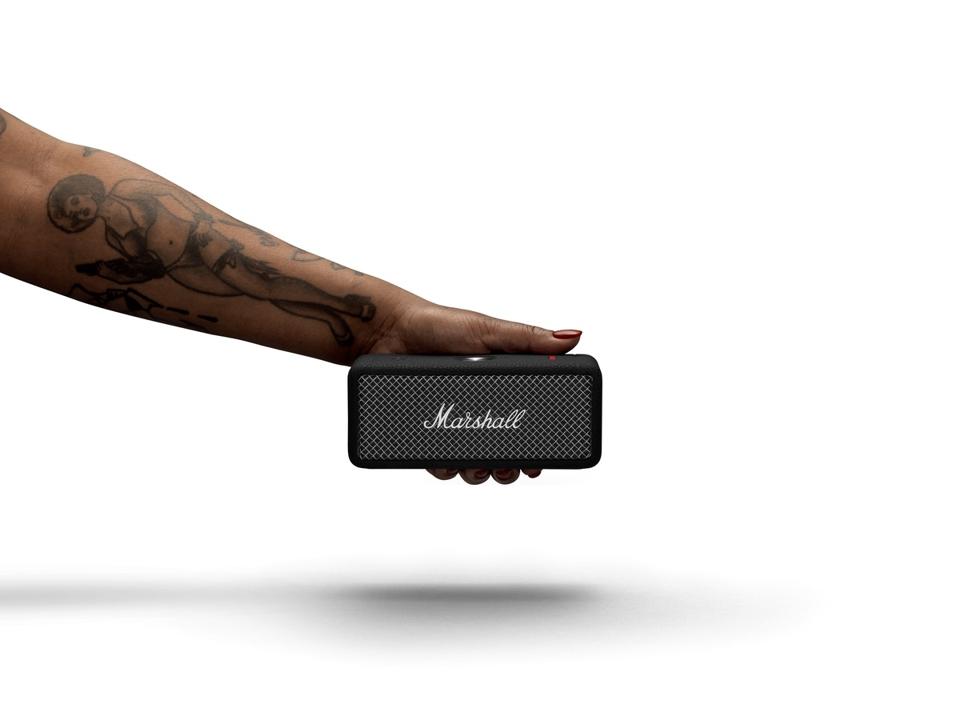 Marshall Reveals Its Emberton II Speaker In Black And Steel