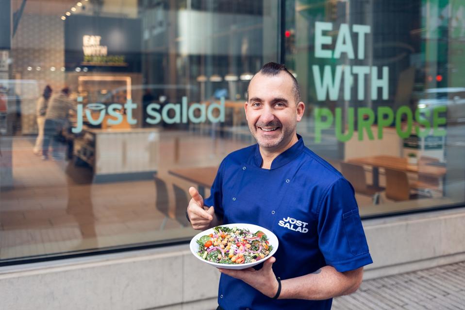 Just Salad Partners With Celebrity Chef Marc Forgione To Upgrade A Classic