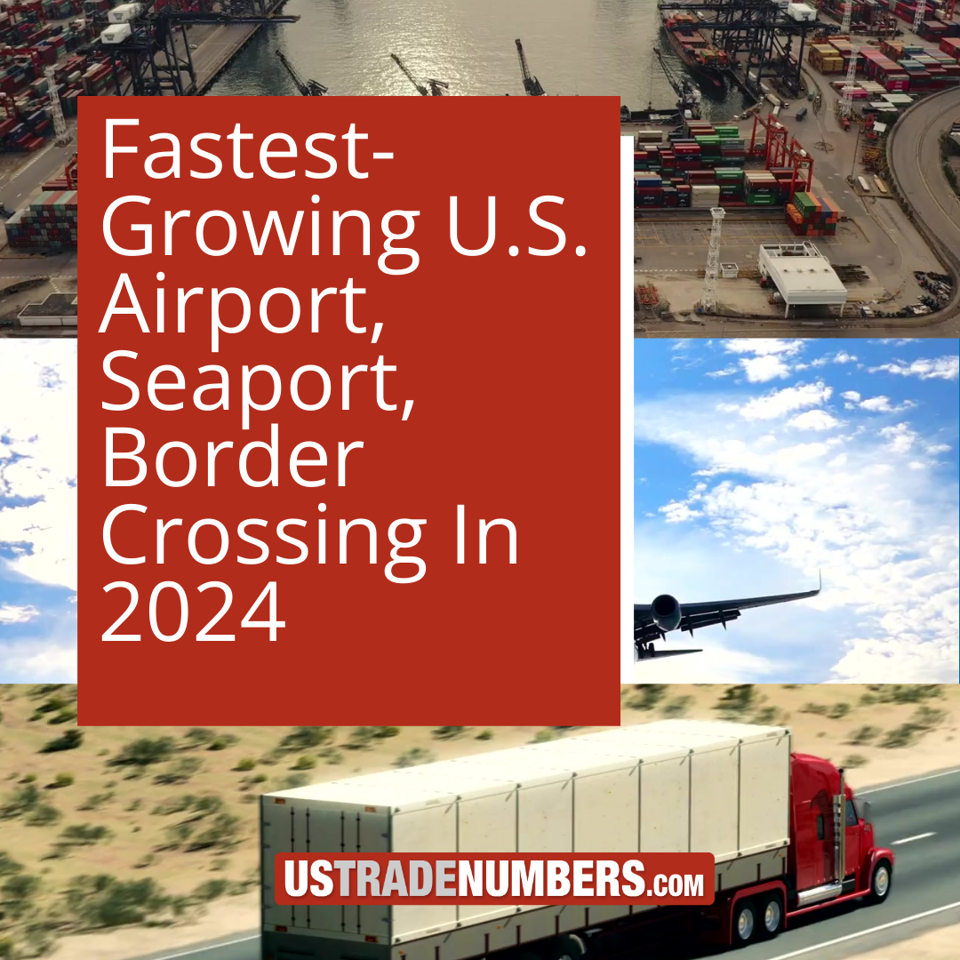 Fastest-Growing U.S. Airport, Seaport, Border Crossing In 2024
