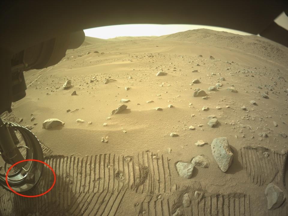 NASA Mars Rover Picks Up Pet Rock Named ‘Dwayne’