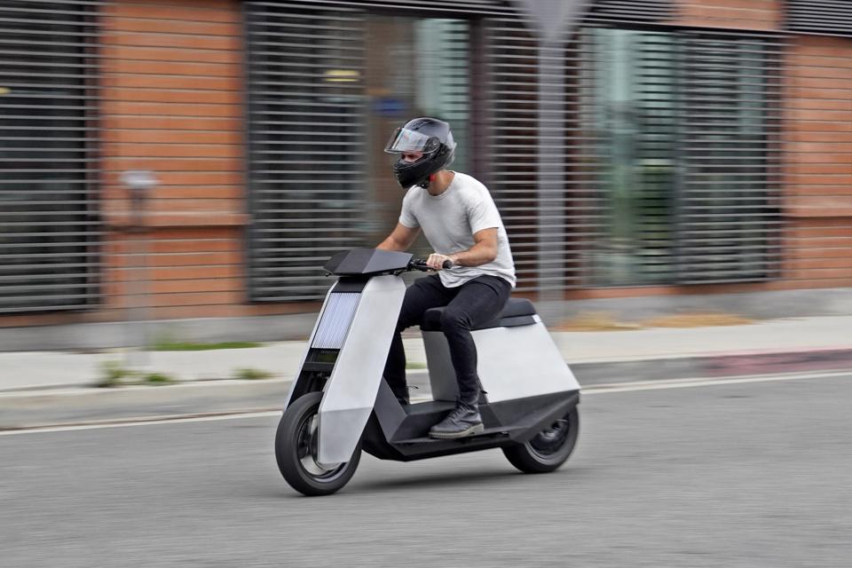 Test-Riding The Infinite Machine P1, A Cybertruck-Inspired Scooter EV