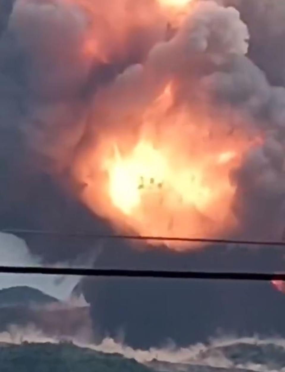 Rocket Test Ends In Accidental Launch And Huge Explosion In China