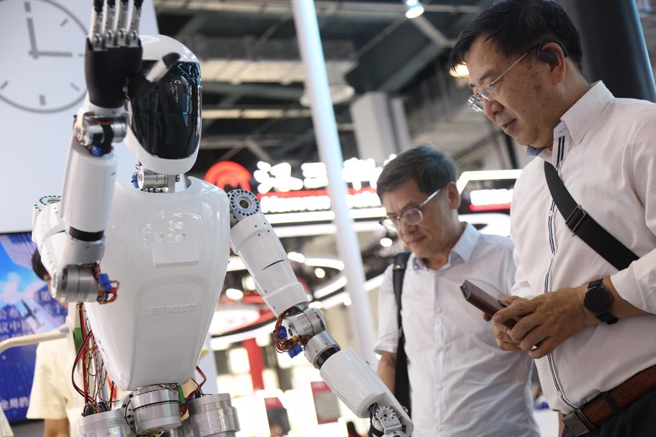 Robots Take Center Stage At World AI Conference In Shanghai