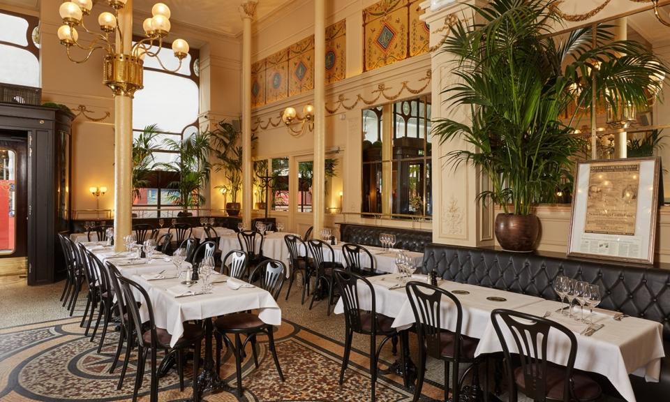 Le Grand Colbert Is A Secluded And Very Romantic Restaurant Away From ...