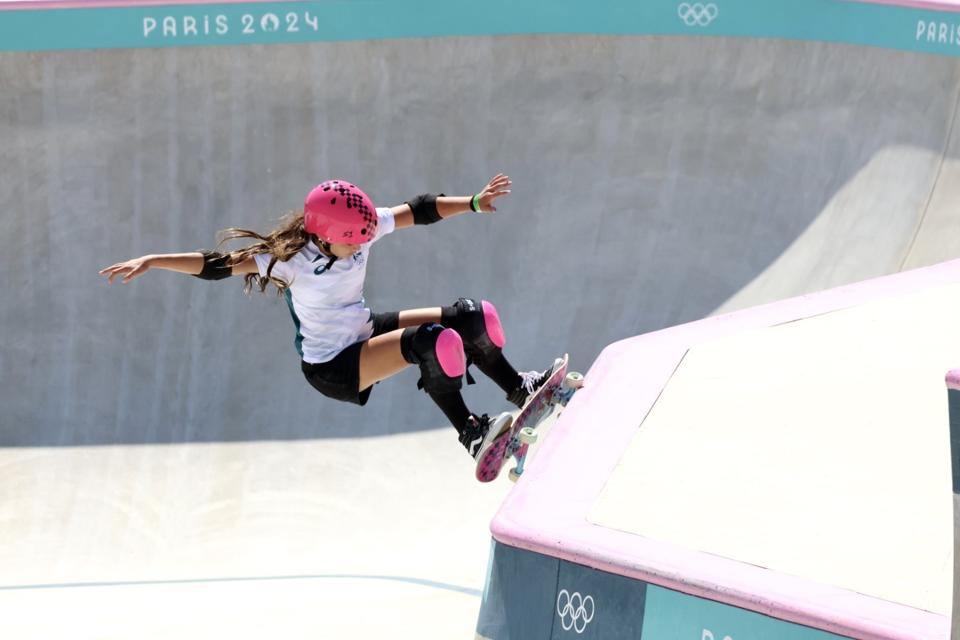 Skateboarder Arisa Trew’s Golden Streak Continues At Paris Olympics