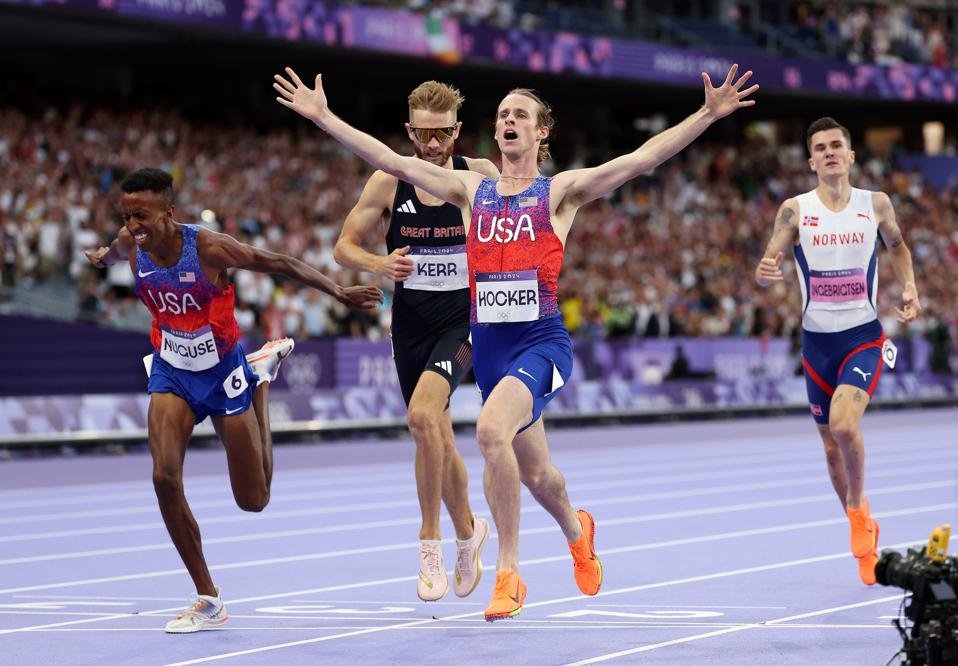Cole Hocker Sets 1,500 Meters Olympic Record at Paris 2024