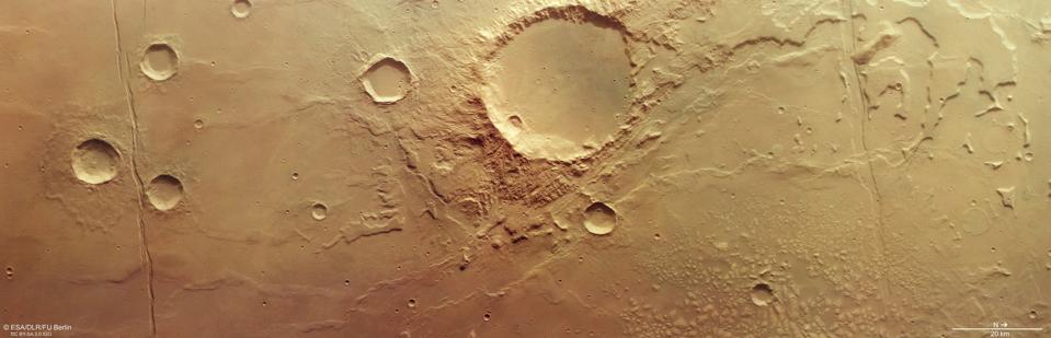 See The Dramatic Remains Of The Largest Lake On Mars