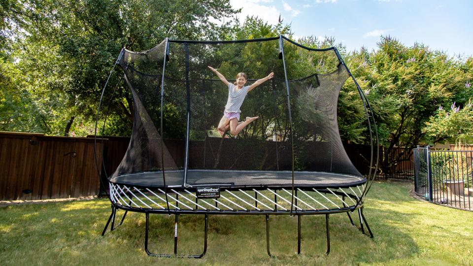 Backyard Trampolines Just Got A Stylish Makeover