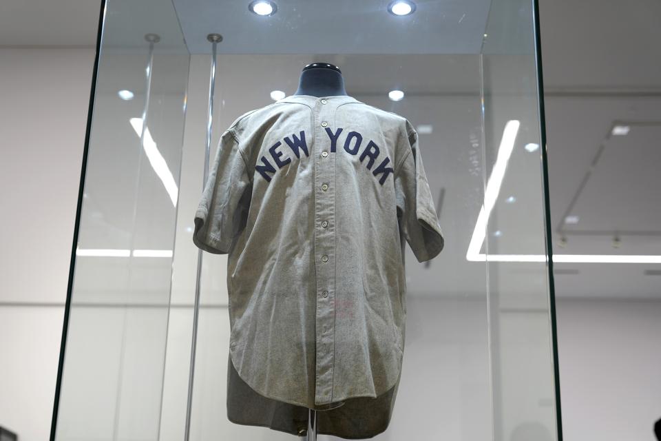 Babe Ruth’s ‘Called Shot’ Yankees Jersey Sells For Record $24M