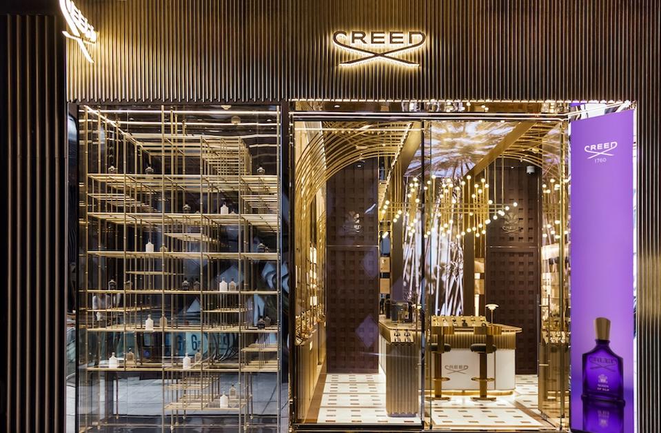 Creed Fragrances Opens Up A Gilded Boutique In Chengdu