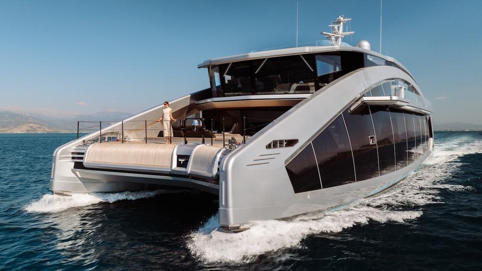 Never-Before-Seen Video Shows How Innovative Catamaran Superyacht ...