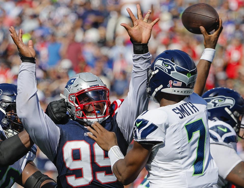 Patriots Defensive Lineman Keion White Is Hitting Home In A Hurry