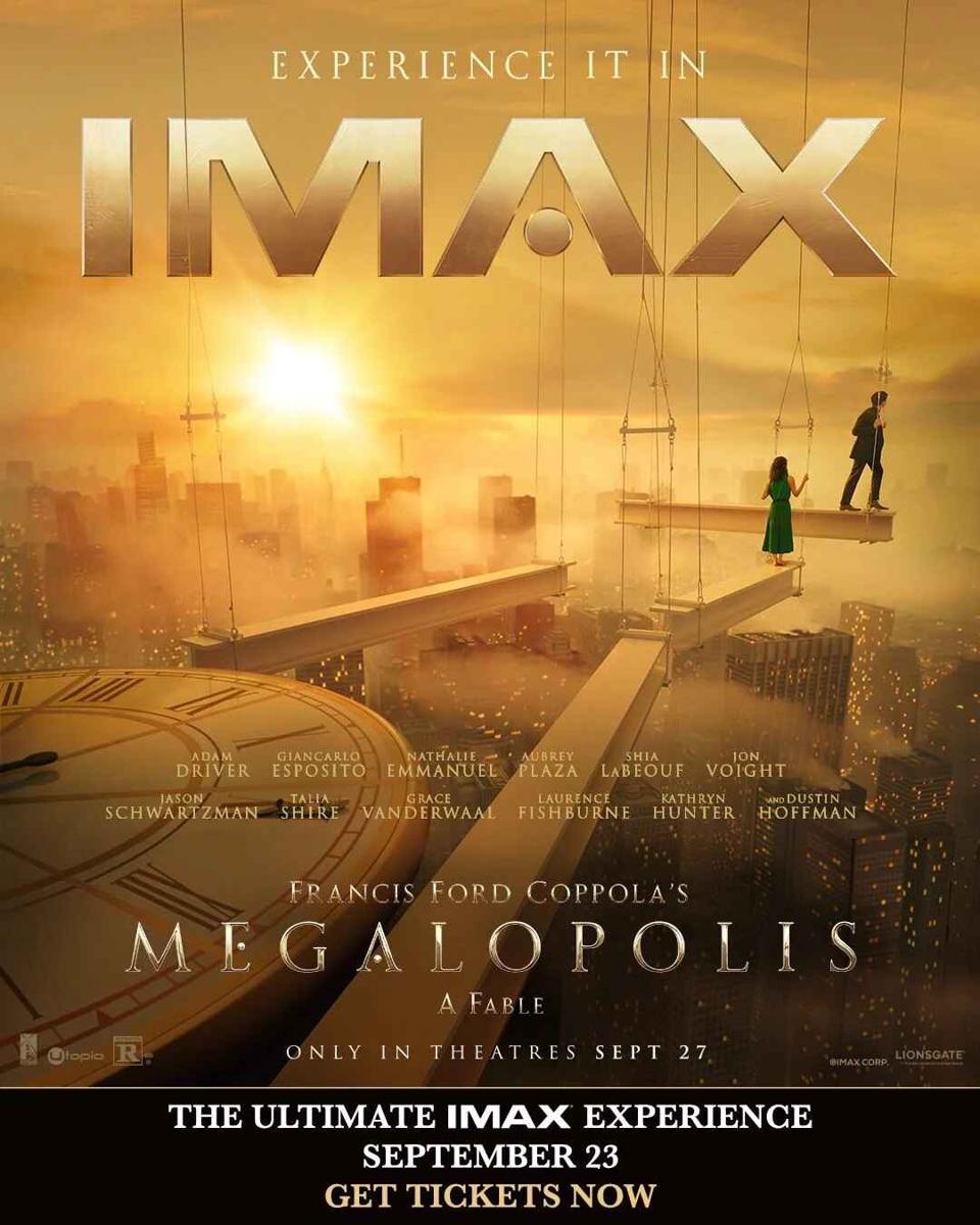 What’s The Best Way To Watch Megalopolis In A Movie Theater?