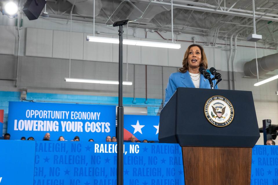Harris’ ‘Opportunity Economy’ Closes The Economic Gap With Trump