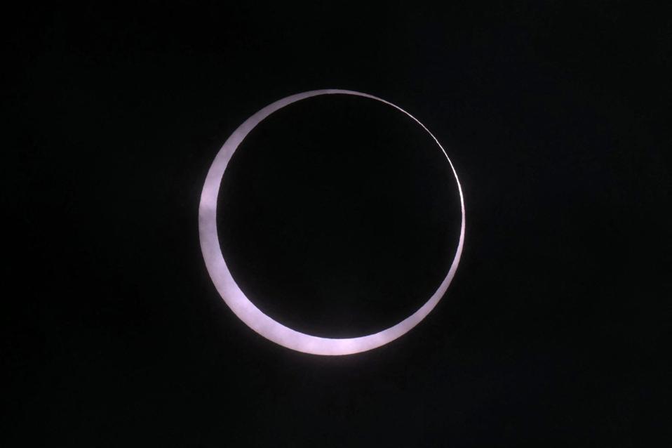 In Photos: See The ‘Ring Of Fire’ Solar Eclipse On Easter Island