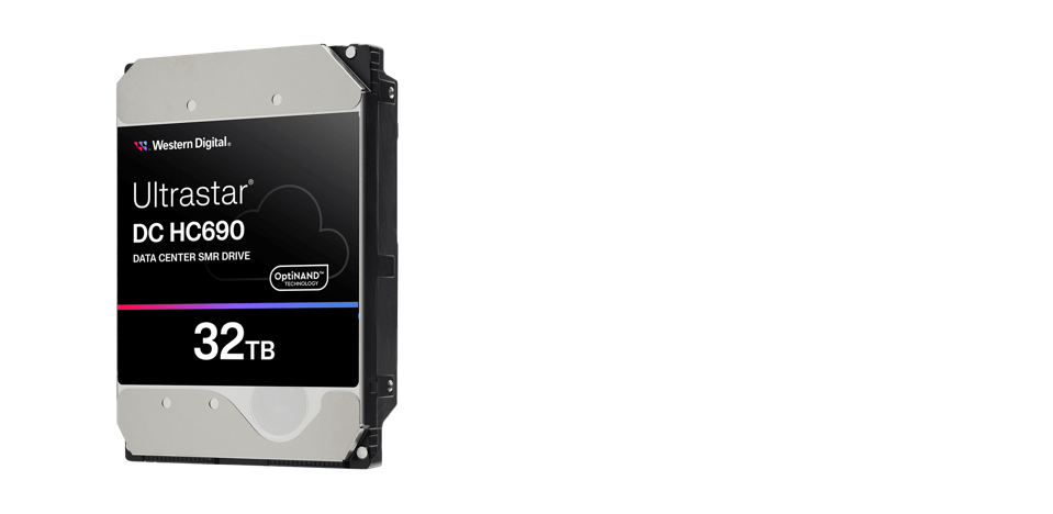 Western Digital Introduces 32TB SMR Data Center HDD Using 11 Disks