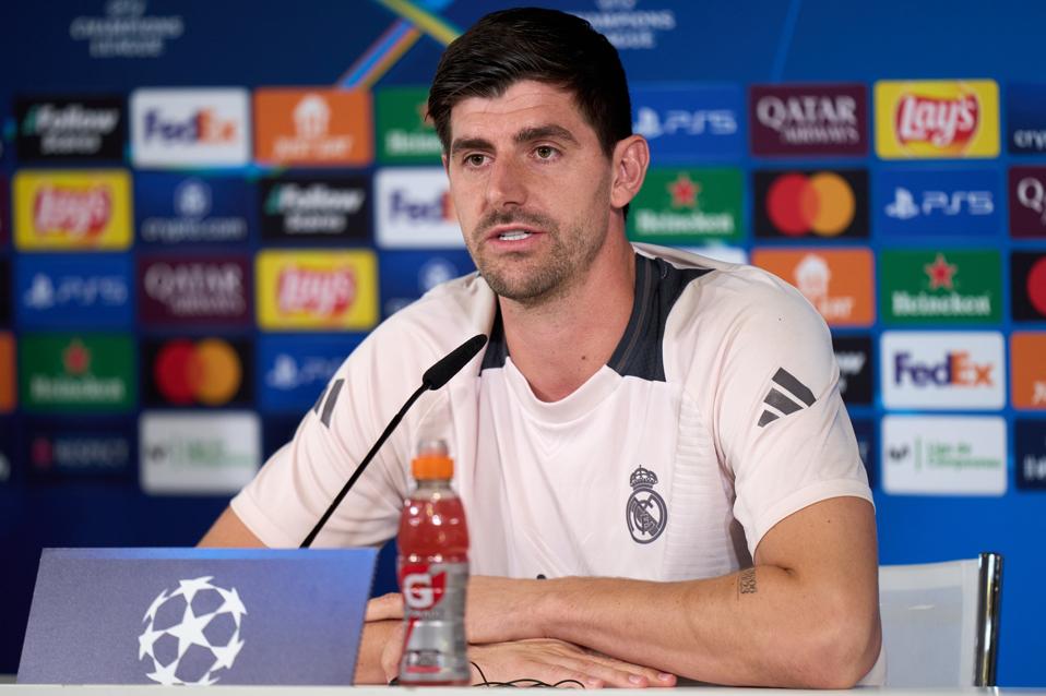 Real Madrid Star Courtois Fires Back At Former Boss Diego Simeone