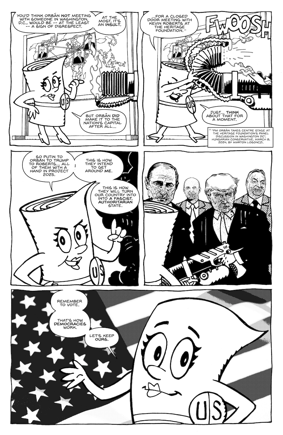 ‘Stop Project 2025’ Comic Shines Spotlight On Right Wing Policies