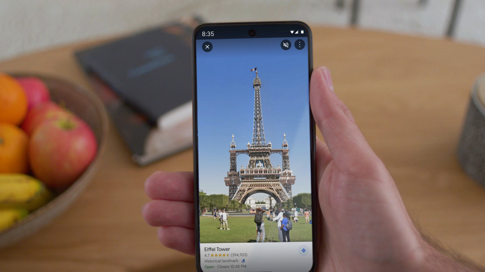 Google Maps Introduces AR For Paris Landmarks With Rock Paper Reality