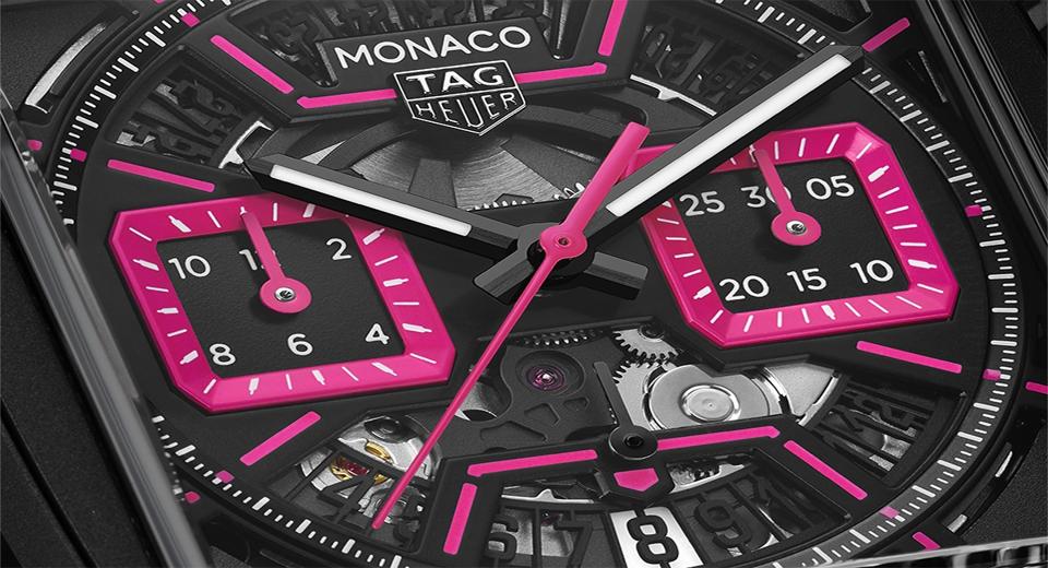 TAG Heuer Pink Monaco Chronograph Kicks Off Las Vegas Grand Prix