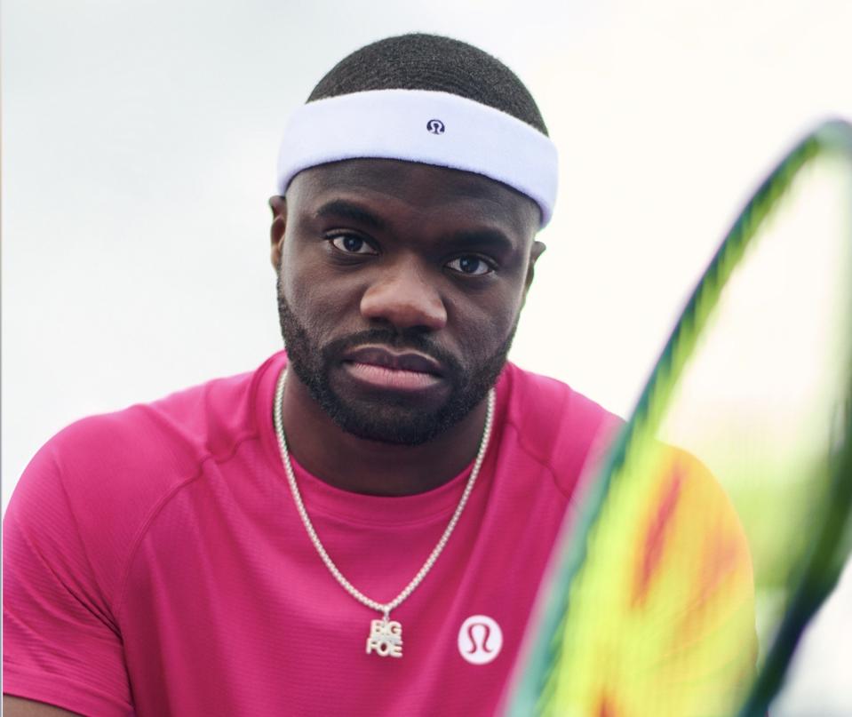 Frances Tiafoe Switches To Lululemon Tennis Apparel