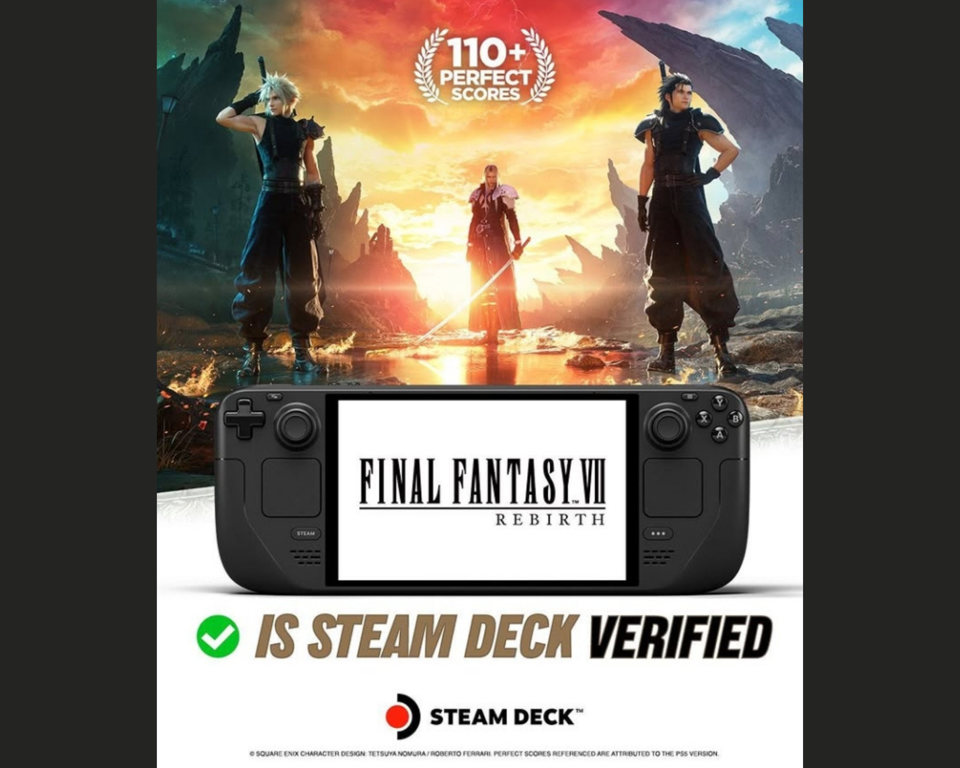 Is Final Fantasy VII Rebirth Steam Deck Verified?