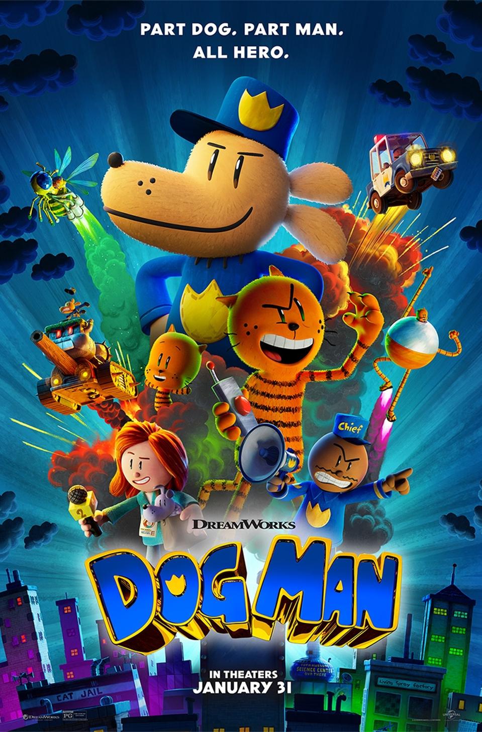Animated Comedy ‘Dog Man’ Is Top Dog At Weekend Box Office