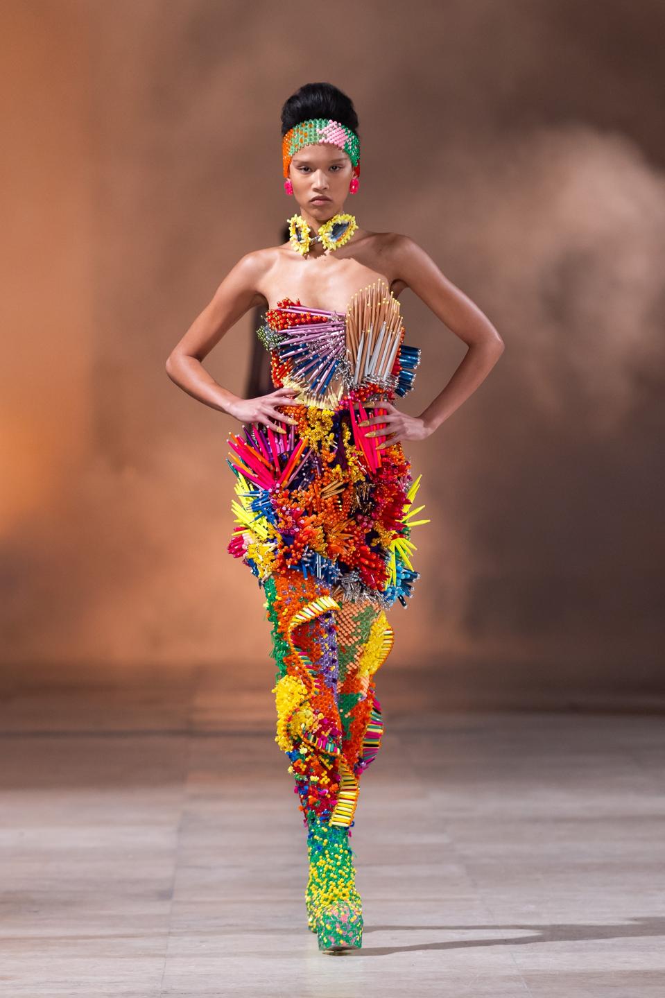 After Stellar Olympics Costumes, Kévin Germanier Debuts Haute Couture