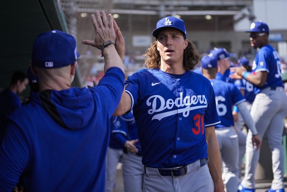 Dodgers Tyler Glasnow Throws Two Of MLB’s Most Dominant Breaking Balls