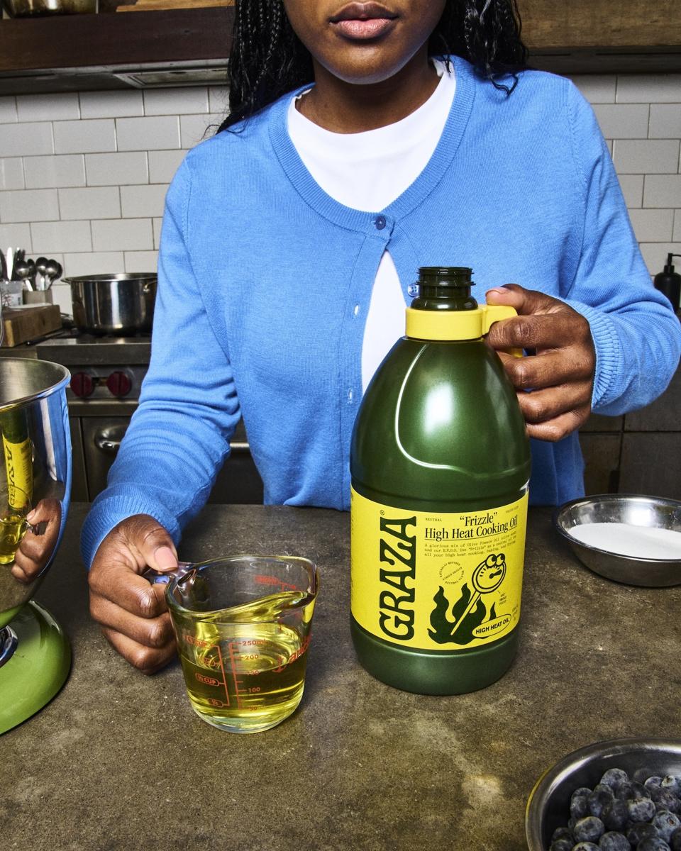 How To Use Frizzle, Graza's New High-Heat Cooking Oil