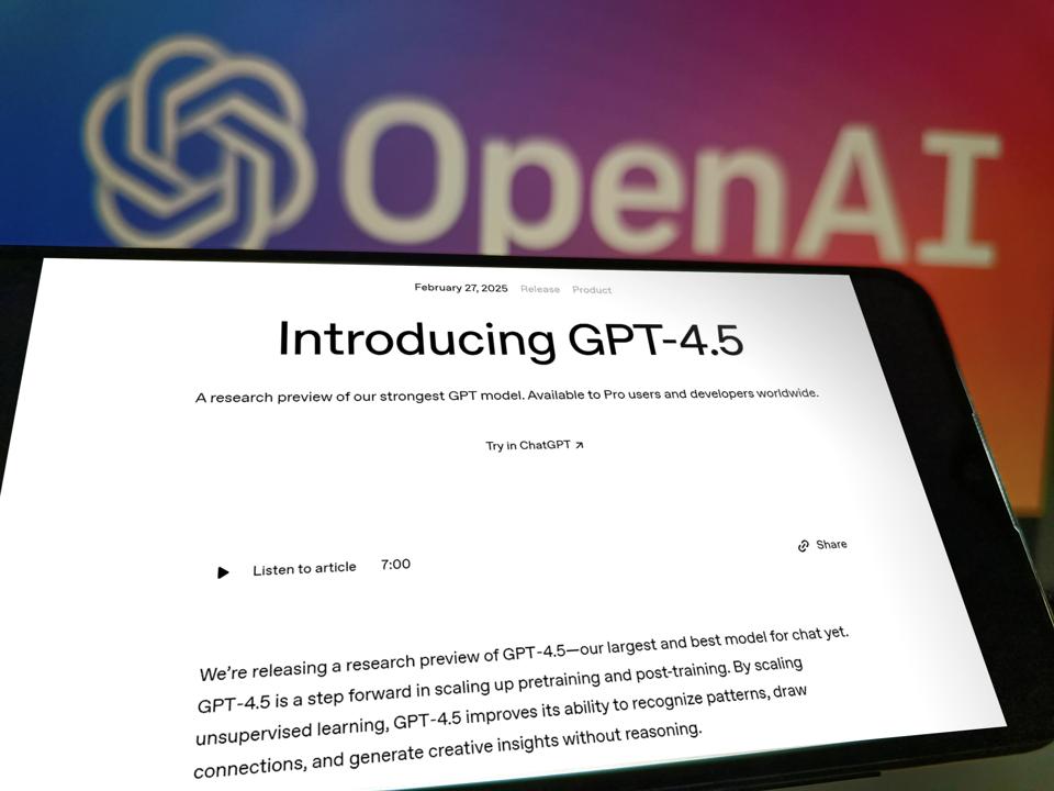 Open AI’s GPT-4.5 Drops As AI Race Escalates