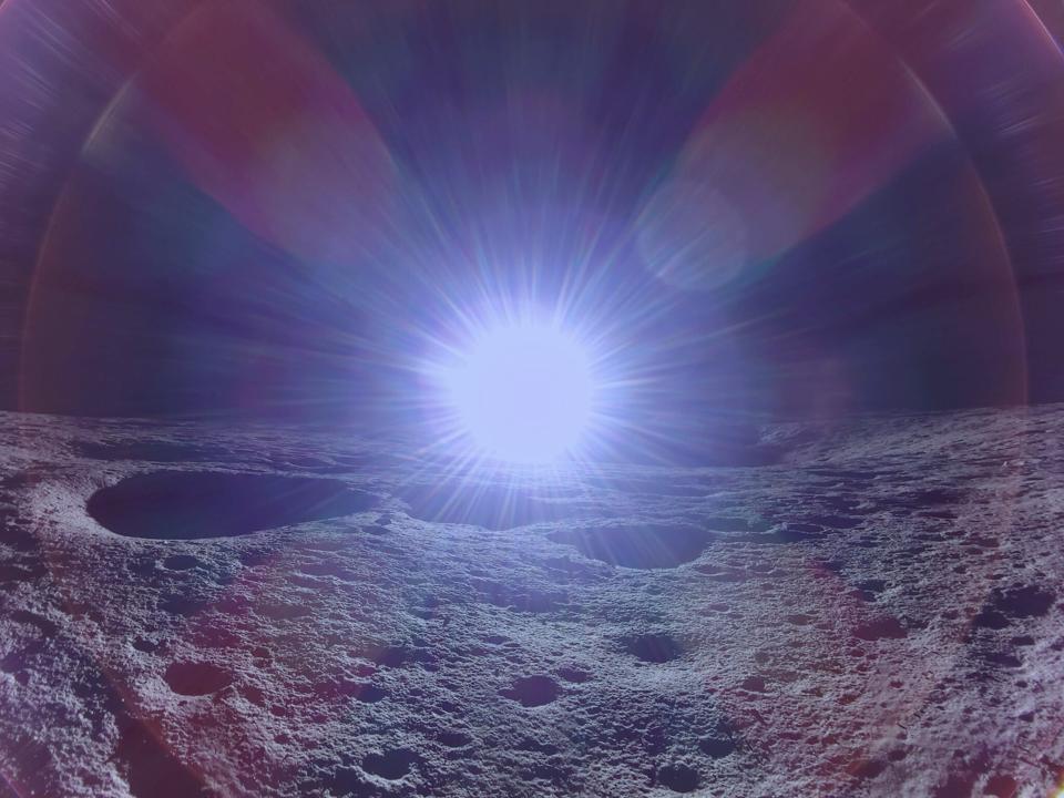 This Is What Sunrise Looks Like From The Surface Of The Moon