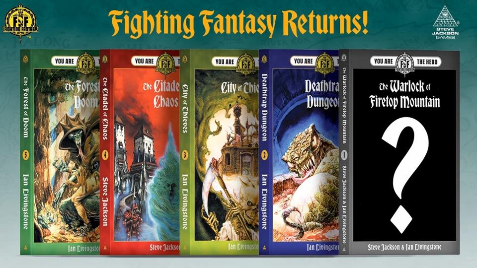 Fighting Fantasy Solo Gamebooks Come Back To Life Through Kickstarter