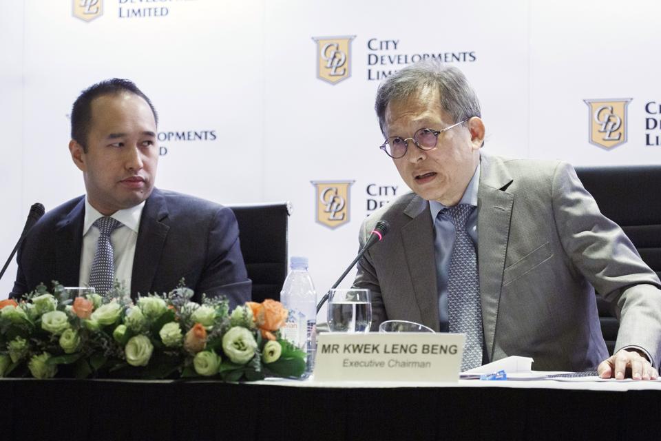 CDL Shares Rise After Singapore Property Billionaire Kwek Leng Beng Drops Case Against Son