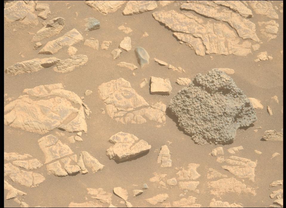 NASA Mars Rover Spots ‘Shocking Spherules’ In Strange Rock