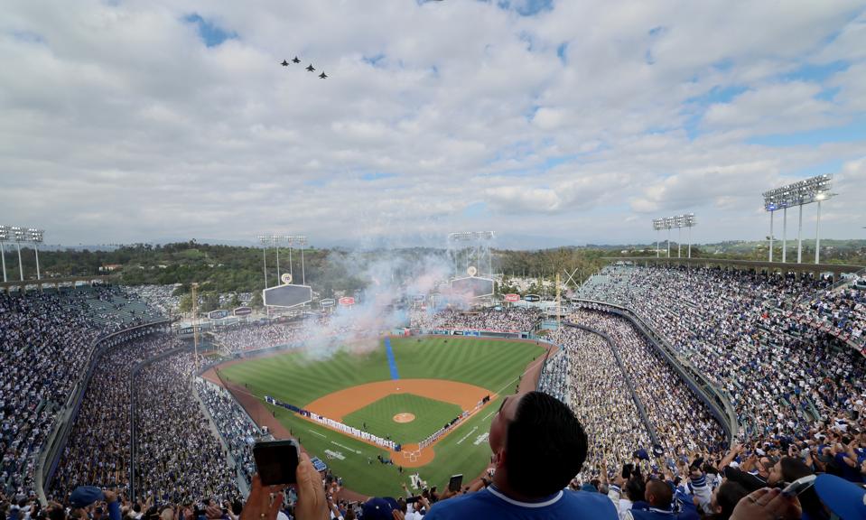 World Series Champion Dodgers Open The Season In Style