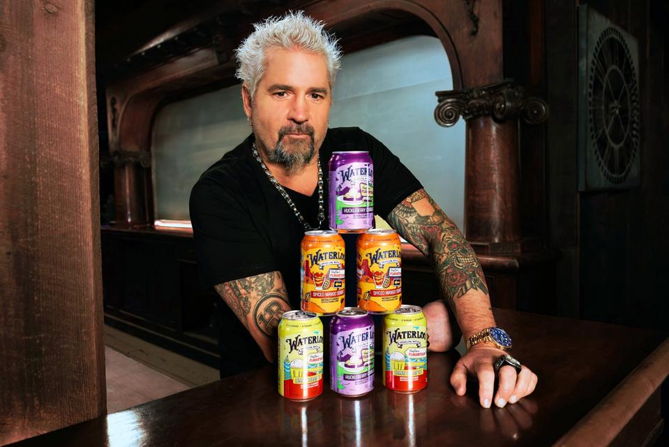 Guy Fieri Teams Up With Waterloo Sparkling Water To Launch Travel ...
