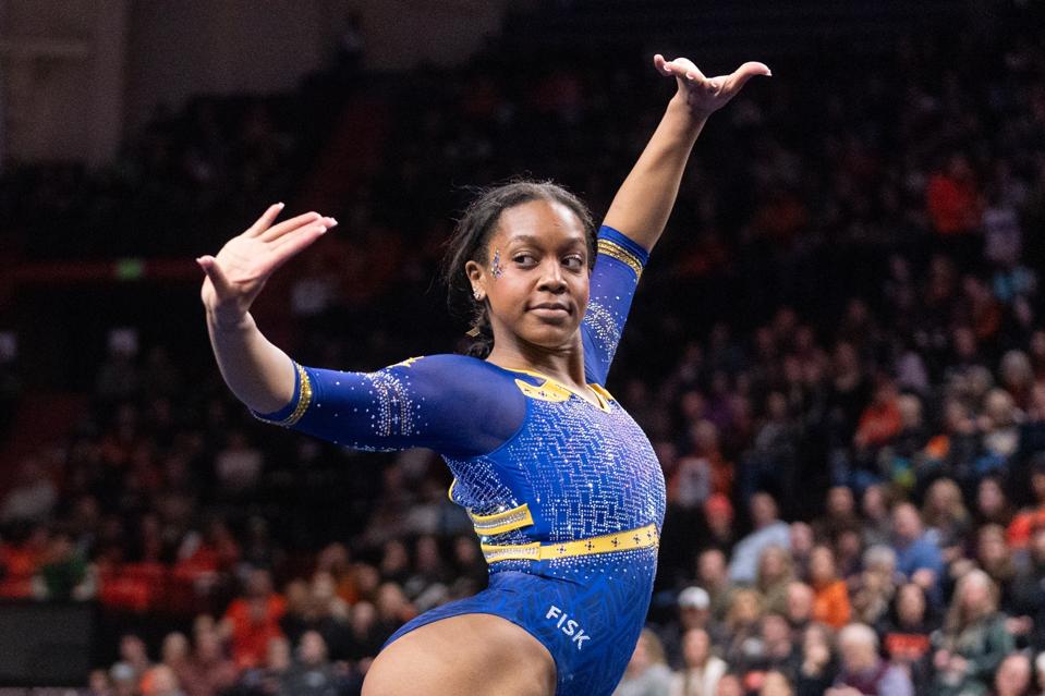HBCU Gymnast Morgan Price Defends Historic National Title