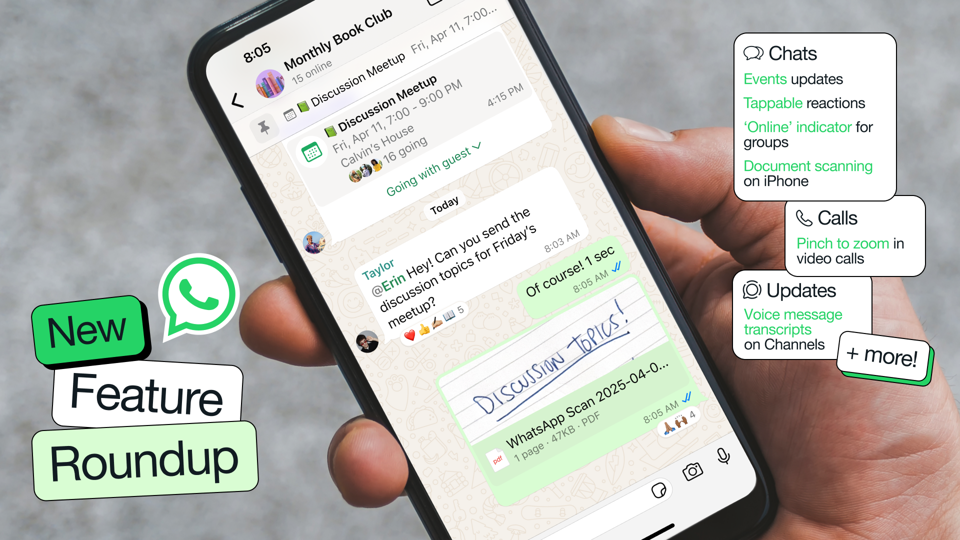 WhatsApp Adds 12 New Features To Improve Chats, Calls, Status And More