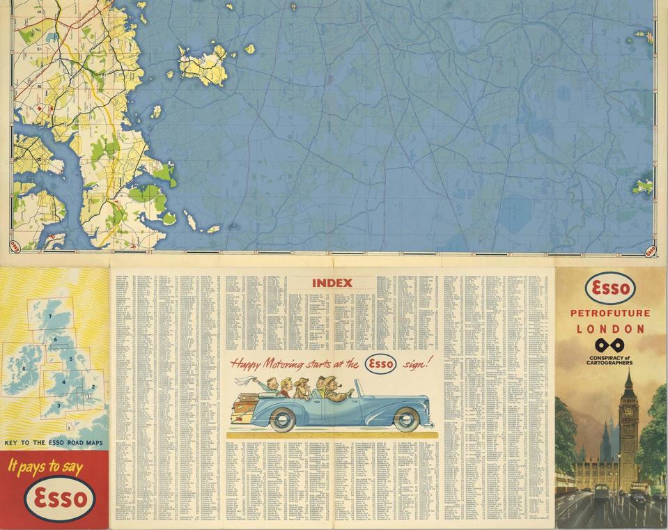 Sea Flooding Overlaid On Old Gas Station Maps Is Petrol Propaganda In ...