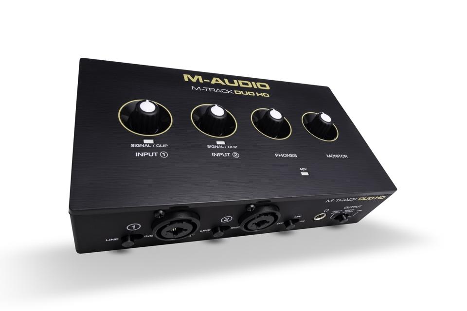 The New M-Track Duo HD From M-Audio Is A Two-Channel USB Interface For $99