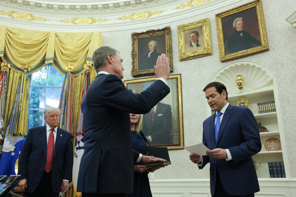 New U.S. Ambassador To China David Perdue Takes Up Beijing Post