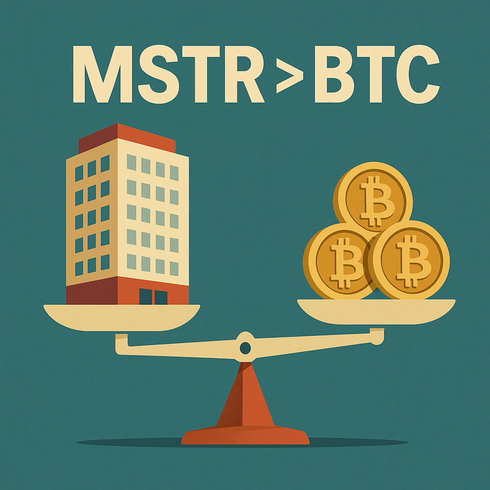 Why MSTR Is Worth More Than Its Bitcoins