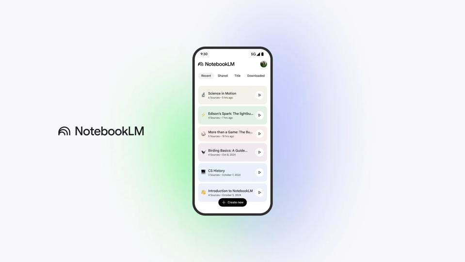 NotebookLM’s Mobile App Makes Content Accessible, Interactive Anywhere